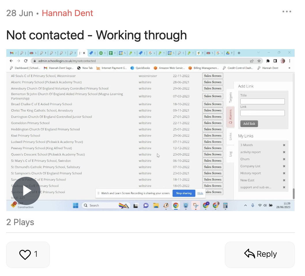 Stakeholder Video Updates - Watch and Learn | Social Video Platform